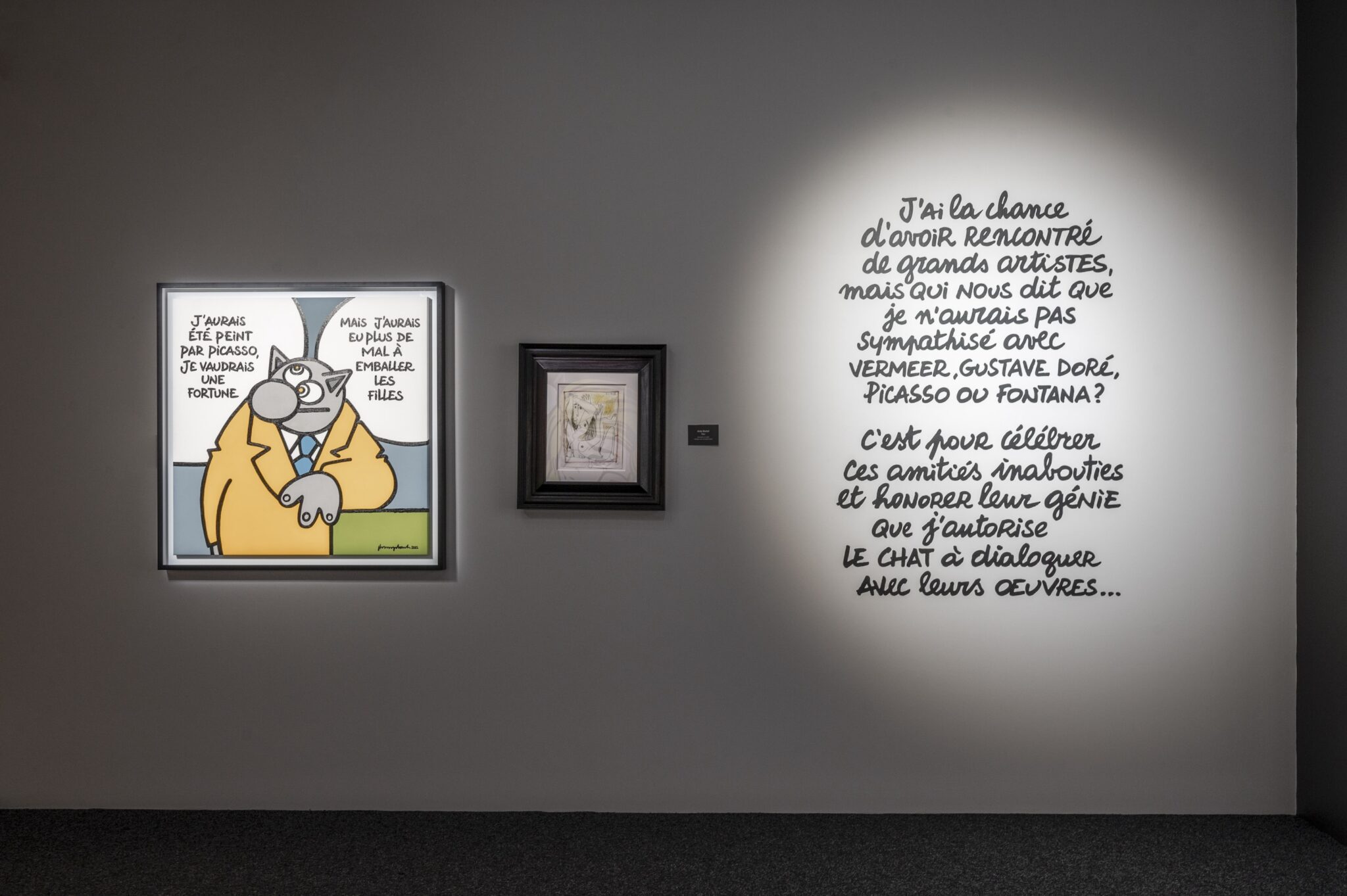 Geluck expose Le Chat : quand l’humour se fait œuvre d’art - FIRSTLUXE